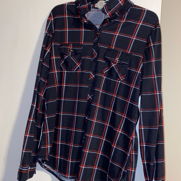 Passport | Tops | Passport Plaid Button Front Chest Pocket Shirt | Poshmark